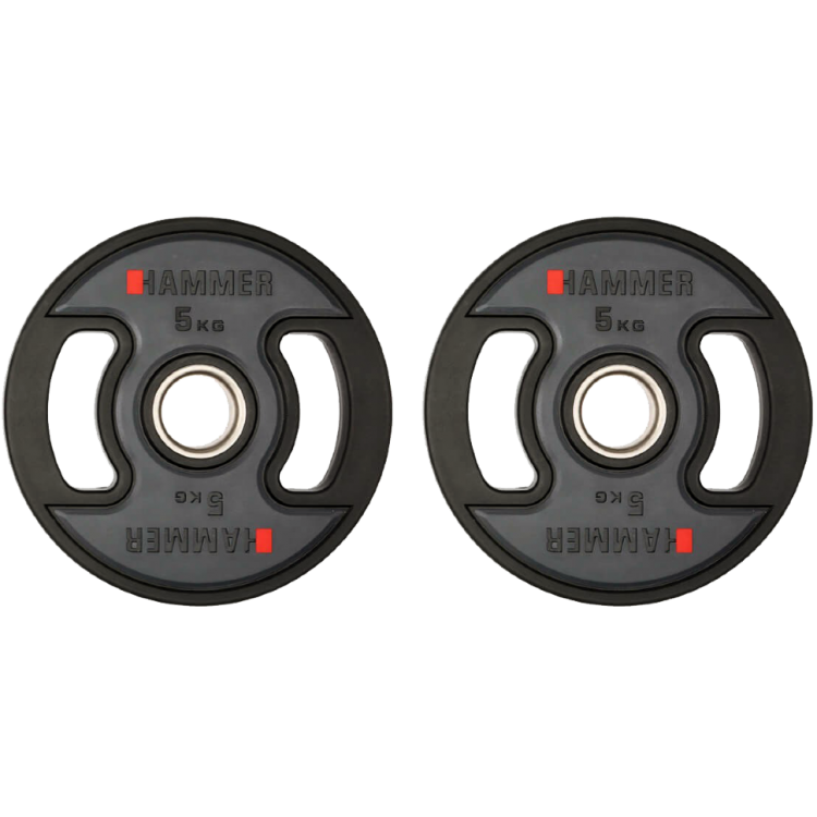Олимпийские диски профессиональные Hammer PU Weight Discs 2*5 kg 17042